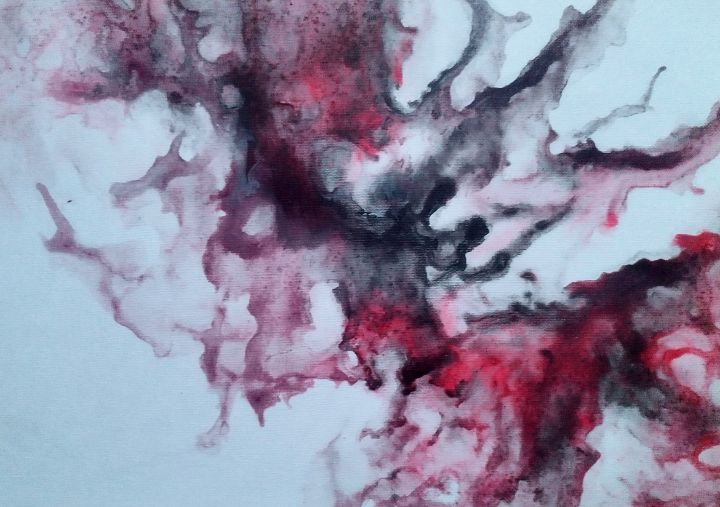 Demonic Couple - NerArt - Paintings & Prints, Abstract, Irregular Forms ...