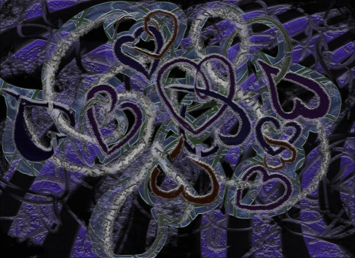 Connecting Hearts - Shattered Ink WA by Paint Girl - Paintings & Prints ...