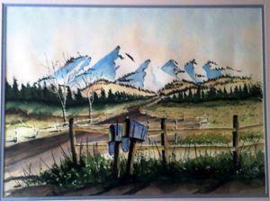 Italian street scene SOLD - Richard Benson's Watercolors - Paintings ...