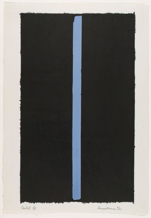 Canto II - Barnett Newman - Paintings & Prints, Abstract, Color - ArtPal