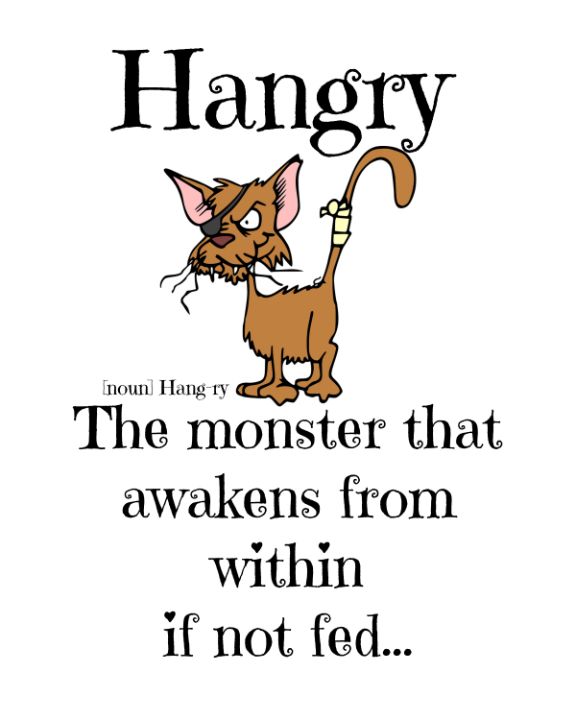Hangry Definition Print for Hungry - A Brush with the Past - Digital ...