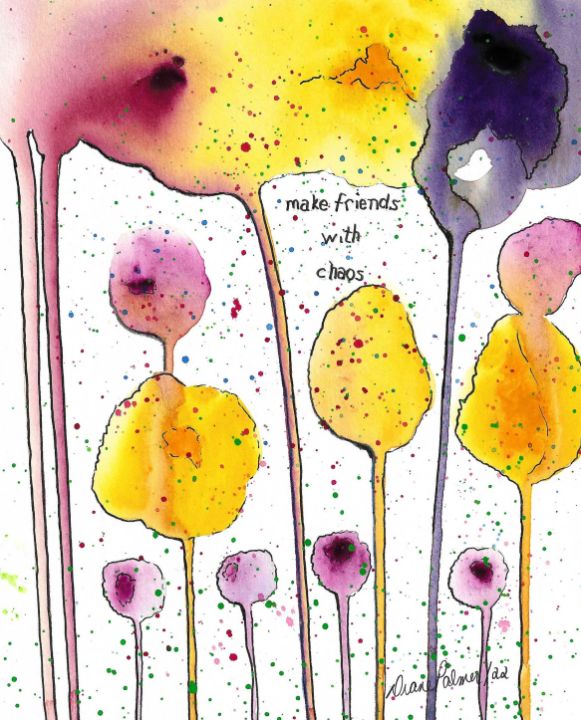 Make Friends with Chaos, Abstract - A Brush with the Past - Paintings ...
