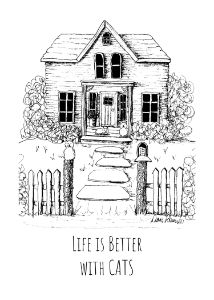 Life is Better with Pets, Drawing - A Brush with the Past - Drawings ...