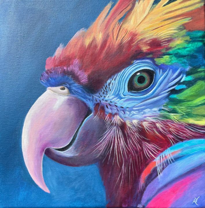 Parrot - Amy Valiante - Paintings & Prints, Animals, Birds, & Fish ...
