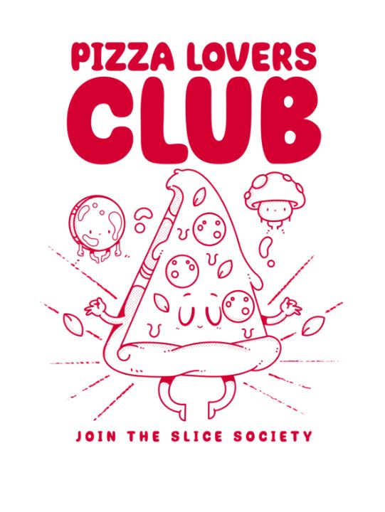 Pizza Lover Club - Artthree - Digital Art & AI, Food & Beverage, Other ...