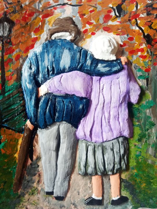 Grow Old With You - Crystal Paloma - Paintings & Prints, People ...