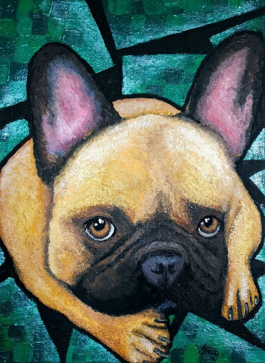 Frenchie - Ivana King - Paintings & Prints, Animals, Birds, & Fish ...