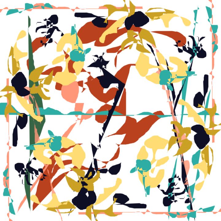 Broken Flowers Abstract Painting - JHughes Works of Art - Paintings ...