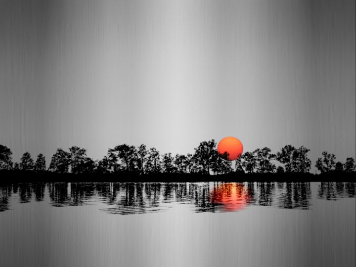 Sunset Reflection - James DeFazio Photography - Digital Art & AI ...
