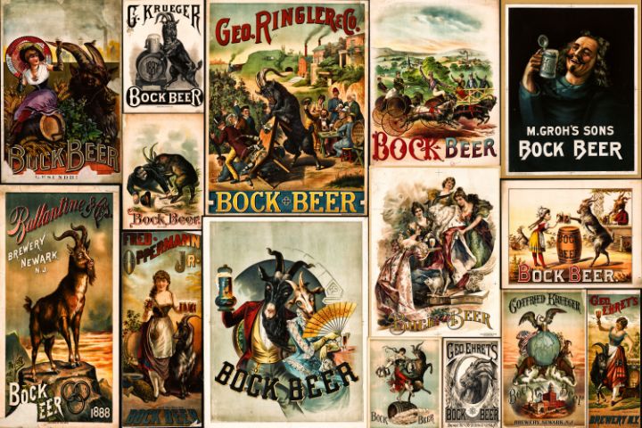 Vintage Bock Beer Posters Collage - James DeFazio Photography ...