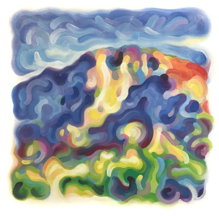 Flat Top - Dan Miller - Paintings & Prints, Abstract, Landscape - ArtPal