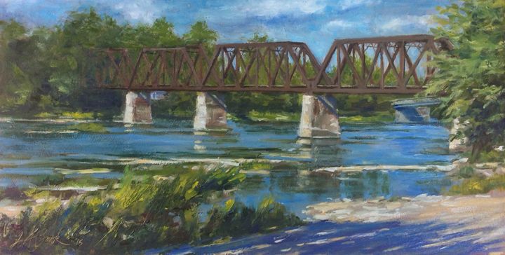 Former Railway - Lisa A. Zook Fine Art - Paintings & Prints, Landscapes ...