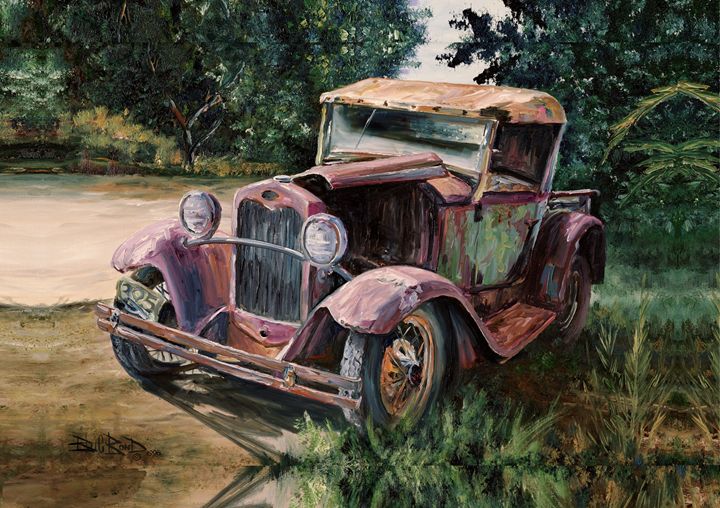 "Retired" - Blue Bond Artist - Paintings & Prints, Vehicles ...