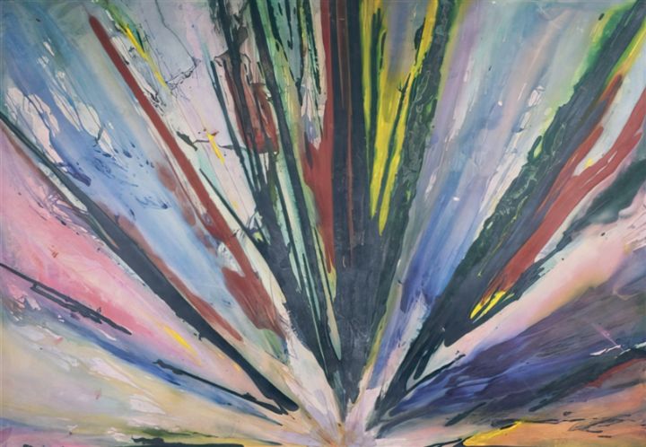 Stand - Sam Gilliam - Paintings & Prints, Abstract, Color - ArtPal
