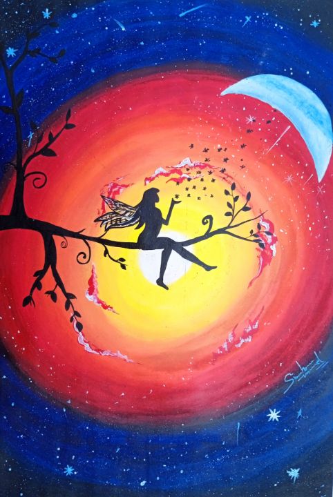 Fairy in space - ArtisticView - Paintings & Prints, Astronomy & Space ...