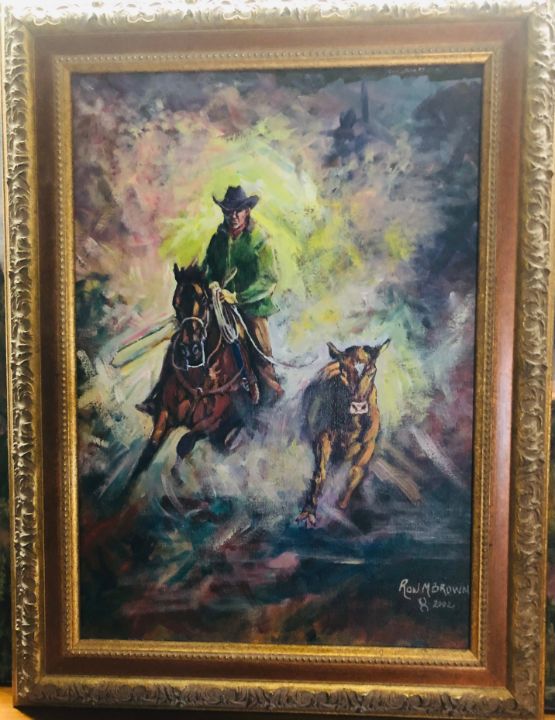 Time to Catch - Ronald M. Brown - Paintings & Prints, People & Figures ...