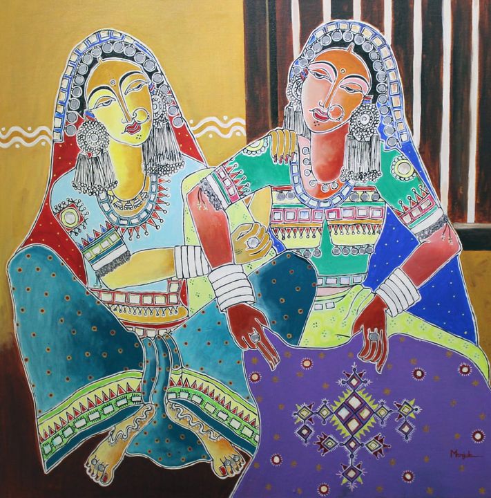 Colours of Banjara- Banjarans - Chitra Art Gallery - Paintings & Prints ...
