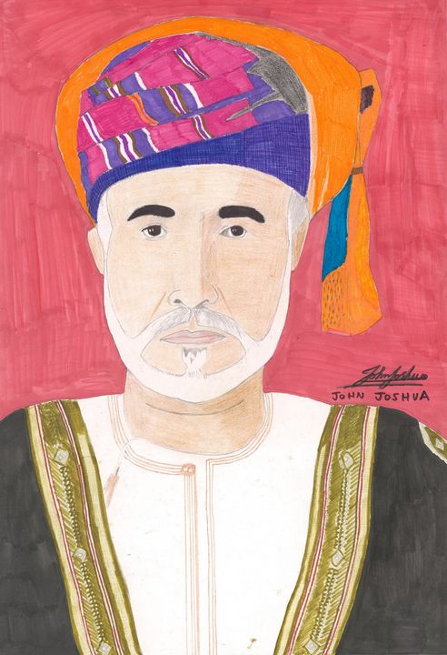 His Majesty Sultan Qaboos Bin Said - John Joshua - Drawings ...
