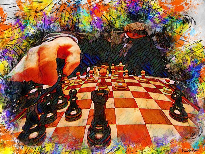 Chess Art Painting