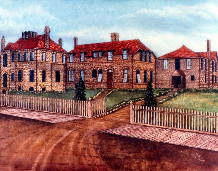 Old General Hospital - In and Around Calgary Alberta - Paintings ...