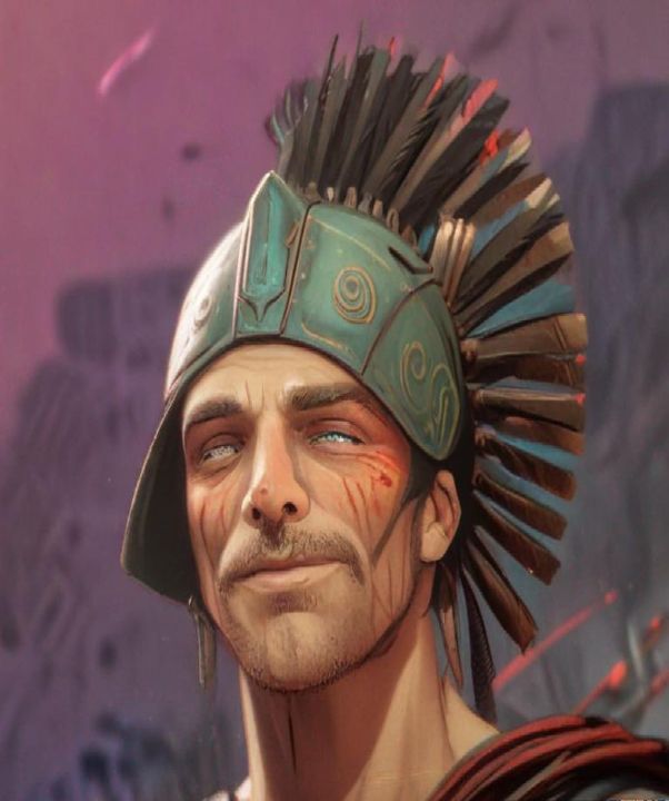 Perseus - Artist Randy Lee Rhodes - Paintings & Prints, People ...