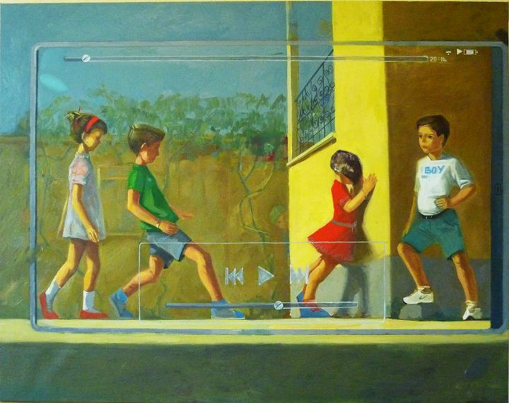 "The game" - Albi YZO Art - Paintings & Prints, Science & Technology ...