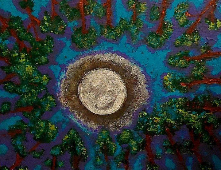 Camping - Tank Hollywood JLW - Paintings & Prints, Flowers, Plants ...