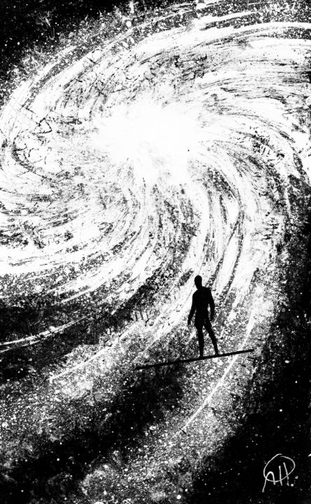 Space Surfer - Illustrations by Herr Hulm - Drawings & Illustration ...