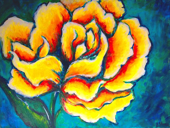 Rowena's Rose - J. Stoner Studio - Paintings & Prints, Flowers, Plants ...