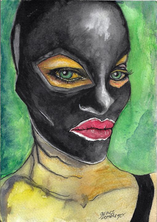 Green Aura - GL.Art - Paintings & Prints, People & Figures, Portraits ...