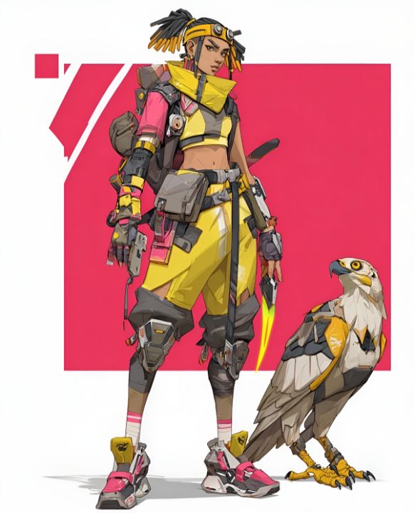 Tactical Falconer & Cyber Hawk - Reski Art Gallery - Digital Art & AI ...