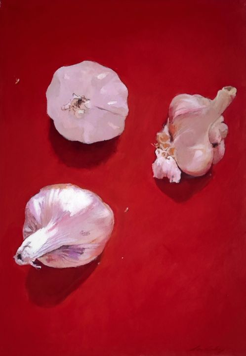 Still life in red - LeaLaboy - Paintings & Prints, Still Life, Other ...