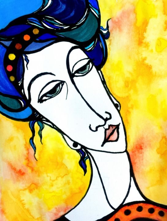 Modern Icon 3 - Art & Soul Studio - Paintings & Prints, People ...