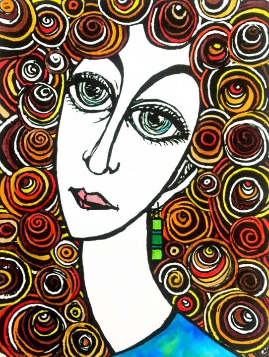 Modern Icon 1 - Art & Soul Studio - Paintings & Prints, People ...