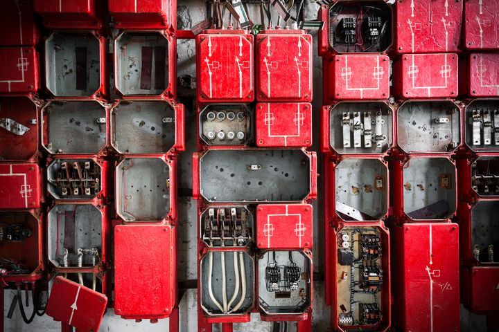 Industrial Fuse Cabinet close up - maroti - Photography, Science ...