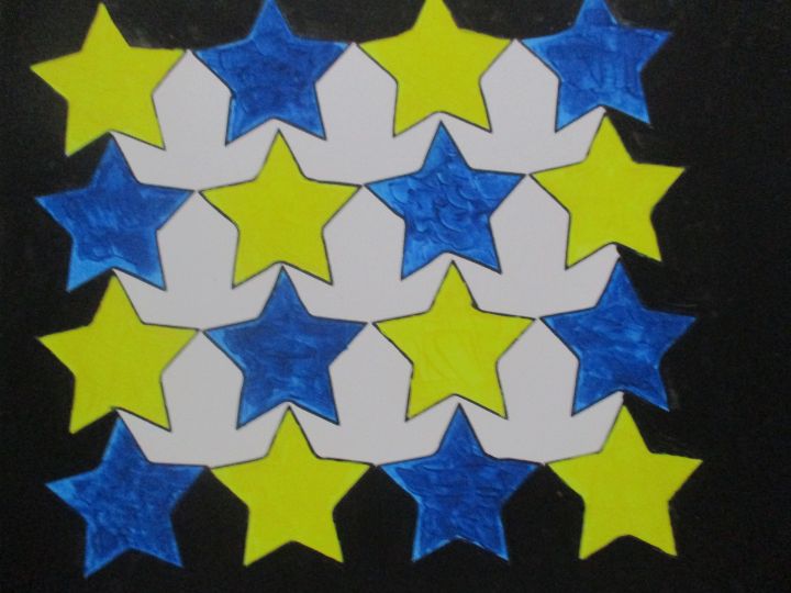 Abstract Shining Star - Arnold Adjetey - Paintings & Prints, Abstract ...