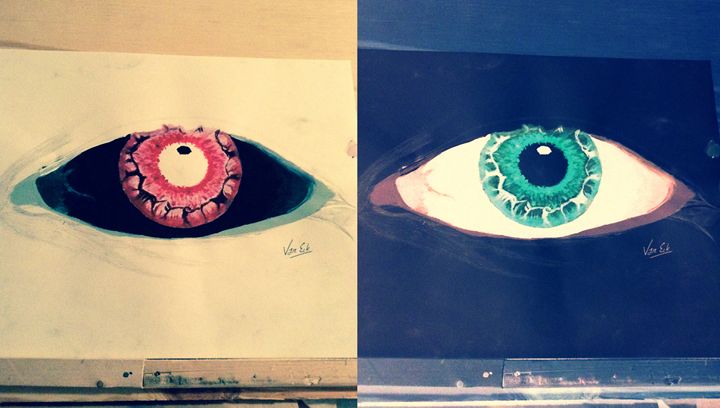 eye - Inverseart - Paintings & Prints, Abstract, Organic - ArtPal