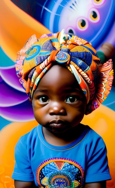 African Innocence - Fantasy Land - Digital Art & AI, Fantasy ...