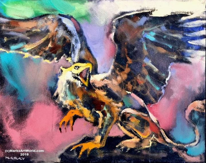 Gryphon By Mark Gray - MarksArtWorld - Paintings & Prints, Animals ...