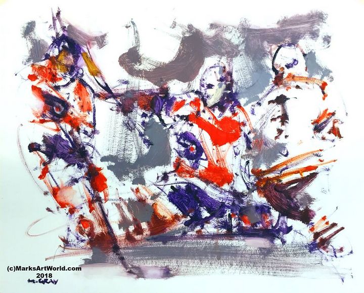 Bernie Parent by Mark Gray - MarksArtWorld - Paintings & Prints, Sports ...