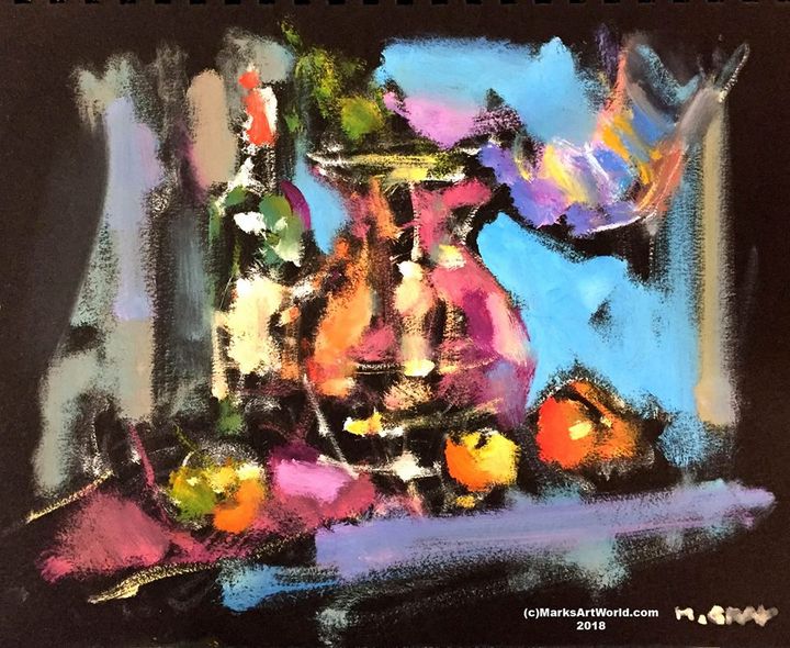 Still Life By Mark Gray - MarksArtWorld - Paintings & Prints, Still ...