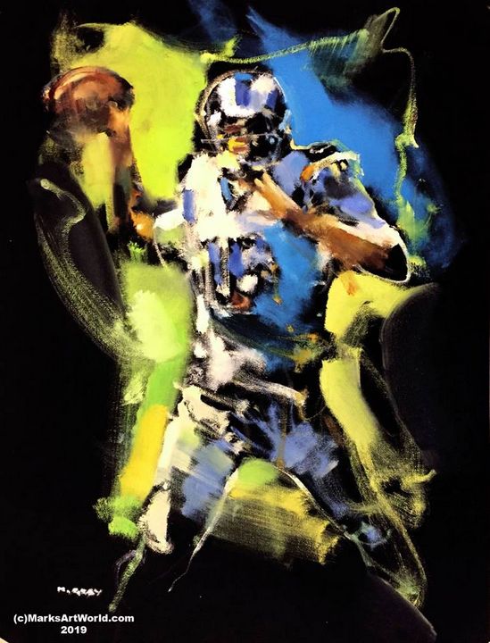 Jared Goff - LA Rams by Mark Gray - MarksArtWorld - Paintings & Prints ...