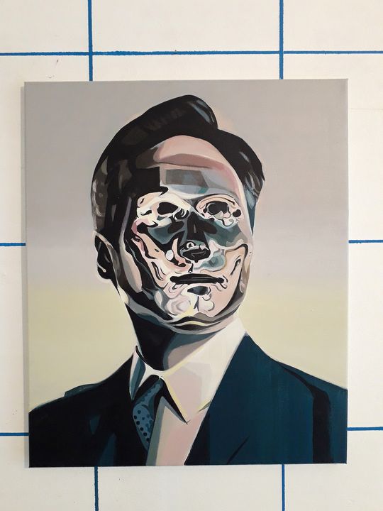 Mulder - Pop Nostalgia Portraits (PNP) By Mario Romoda - Paintings ...