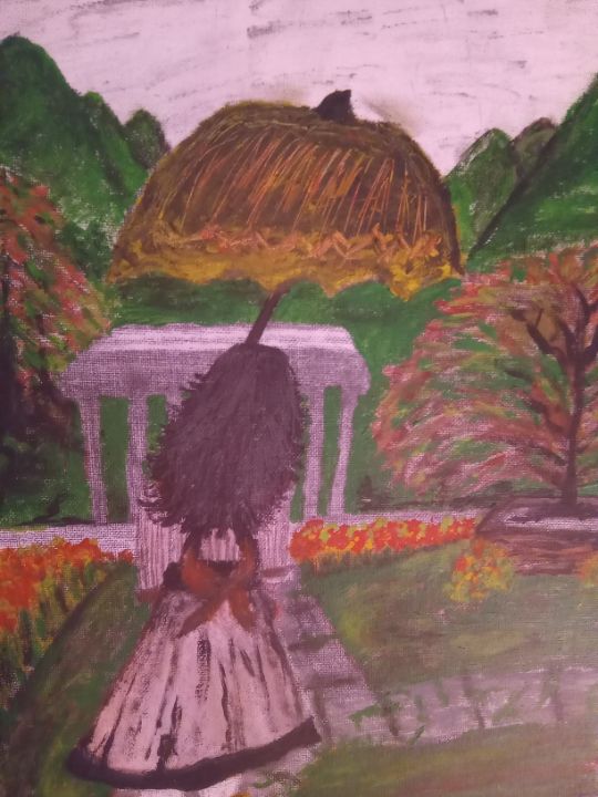 Spring shower - All creations - Paintings & Prints, Landscapes & Nature ...