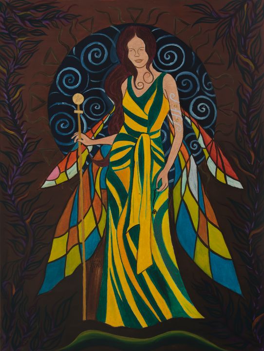 Virgo Fairy of the Zodiac Print - sephina - Paintings & Prints, Fantasy ...