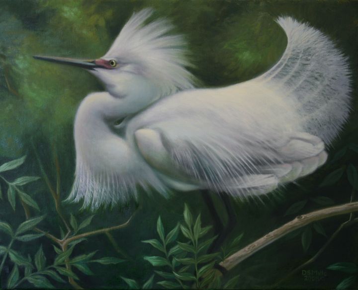 I'm Too Sexy For My Feathers - Dan Mills Art - Paintings & Prints ...