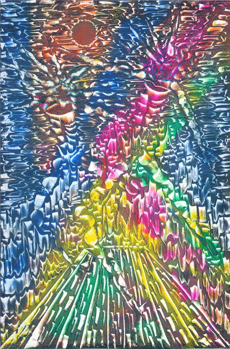 colored dancers - rumplefish - Paintings & Prints, Abstract, Figurative ...