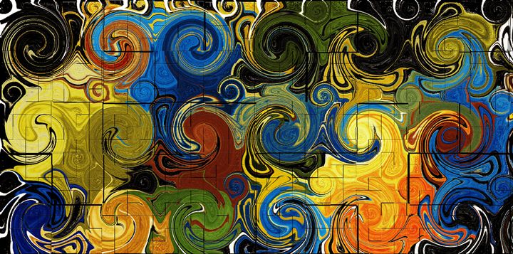 Twirly Memories - Abstract Art by Richards C Sunny - Paintings & Prints ...