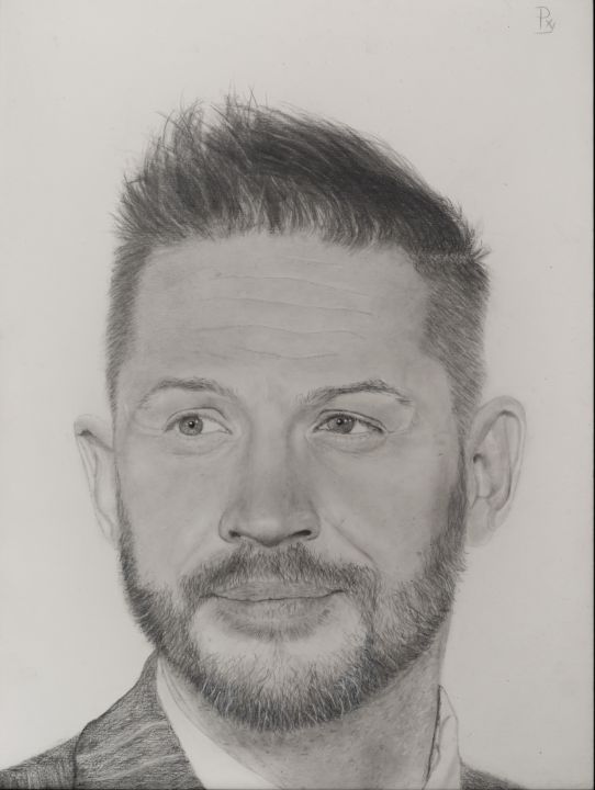Portrait of Tom Hardy - Milan Petrovic - Pxy - Drawings & Illustration ...