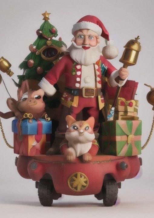 Steampunk Santa - Lee Duvall - Digital Art & AI, Holidays & Occasions ...